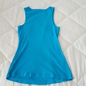 Express | Tops | Express Tank Top Aquasilver Sequinsm | Poshmark